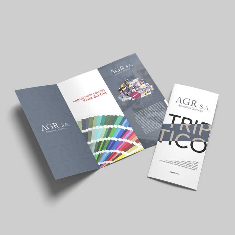 Trípticos – AGR S.A. Industria gráfica